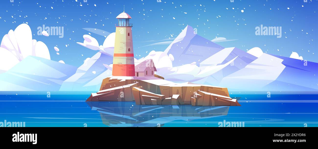 Peaceful seaside panorama Stock Vector Images - Alamy