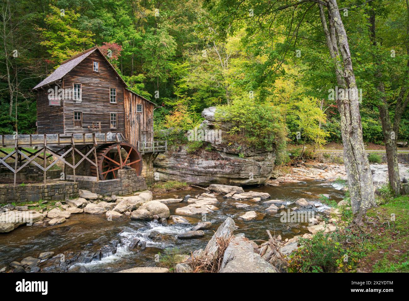 The Glade Creek Grist Mill Babcock State Park in State park in Clifftop ...