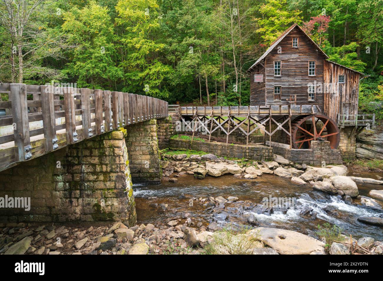 The Glade Creek Grist Mill Babcock State Park in State park in Clifftop ...
