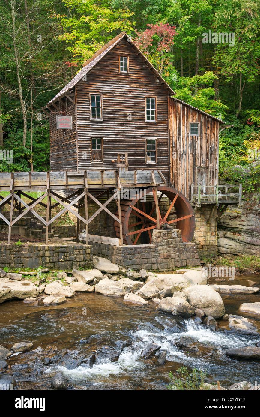 The Glade Creek Grist Mill Babcock State Park in State park in Clifftop ...