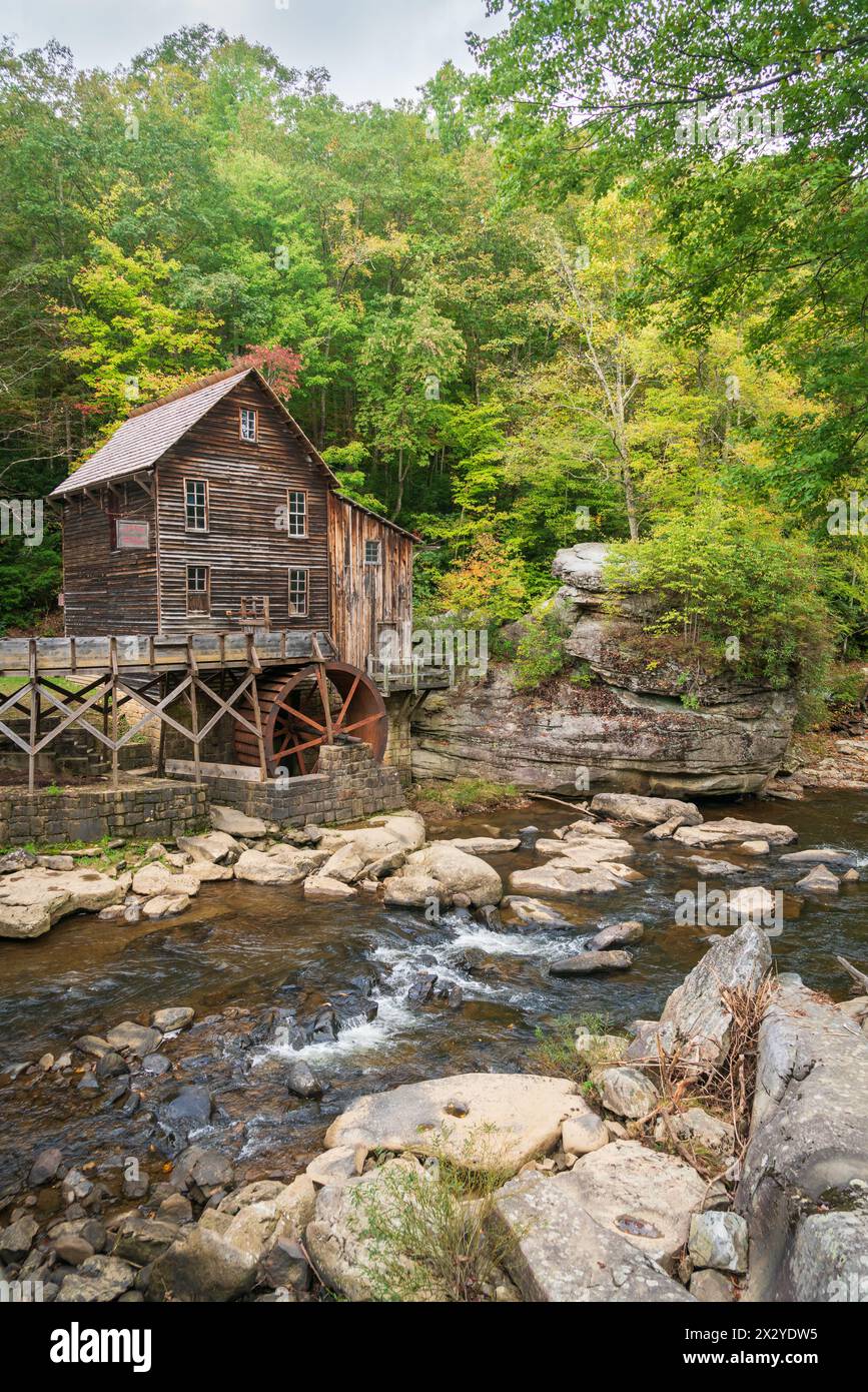 The Glade Creek Grist Mill Babcock State Park in State park in Clifftop ...