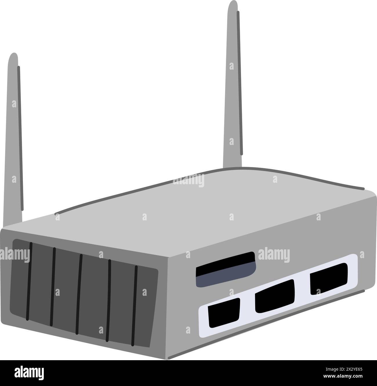 small travel router cartoon vector illustration Stock Vector Image ...