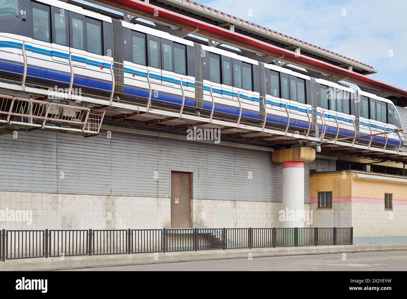 Monorail fast train on railway hi-res stock photography and images - Alamy
