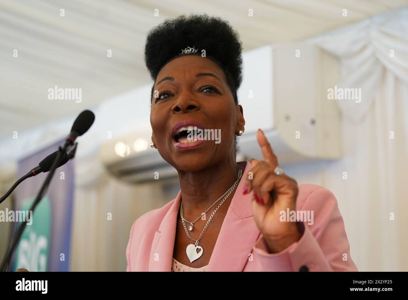 File photo dated March of Baroness Floella Benjamin speaking at the ...