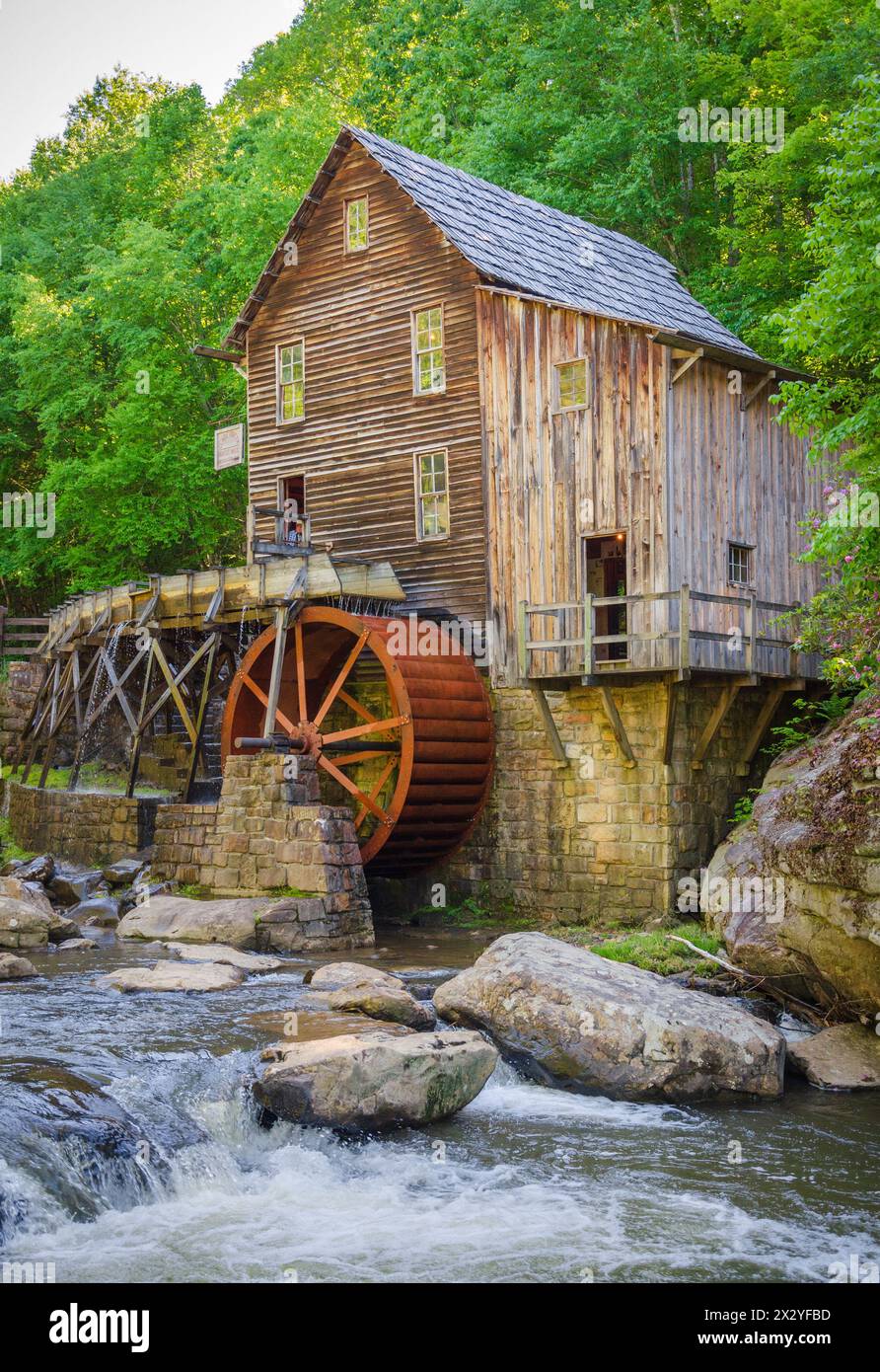 The Glade Creek Grist Mill Babcock State Park in State park in Clifftop ...