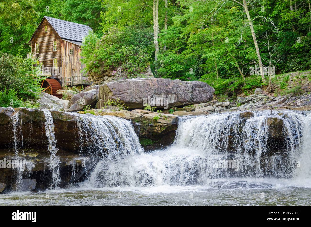 The Glade Creek Grist Mill Babcock State Park in State park in Clifftop ...