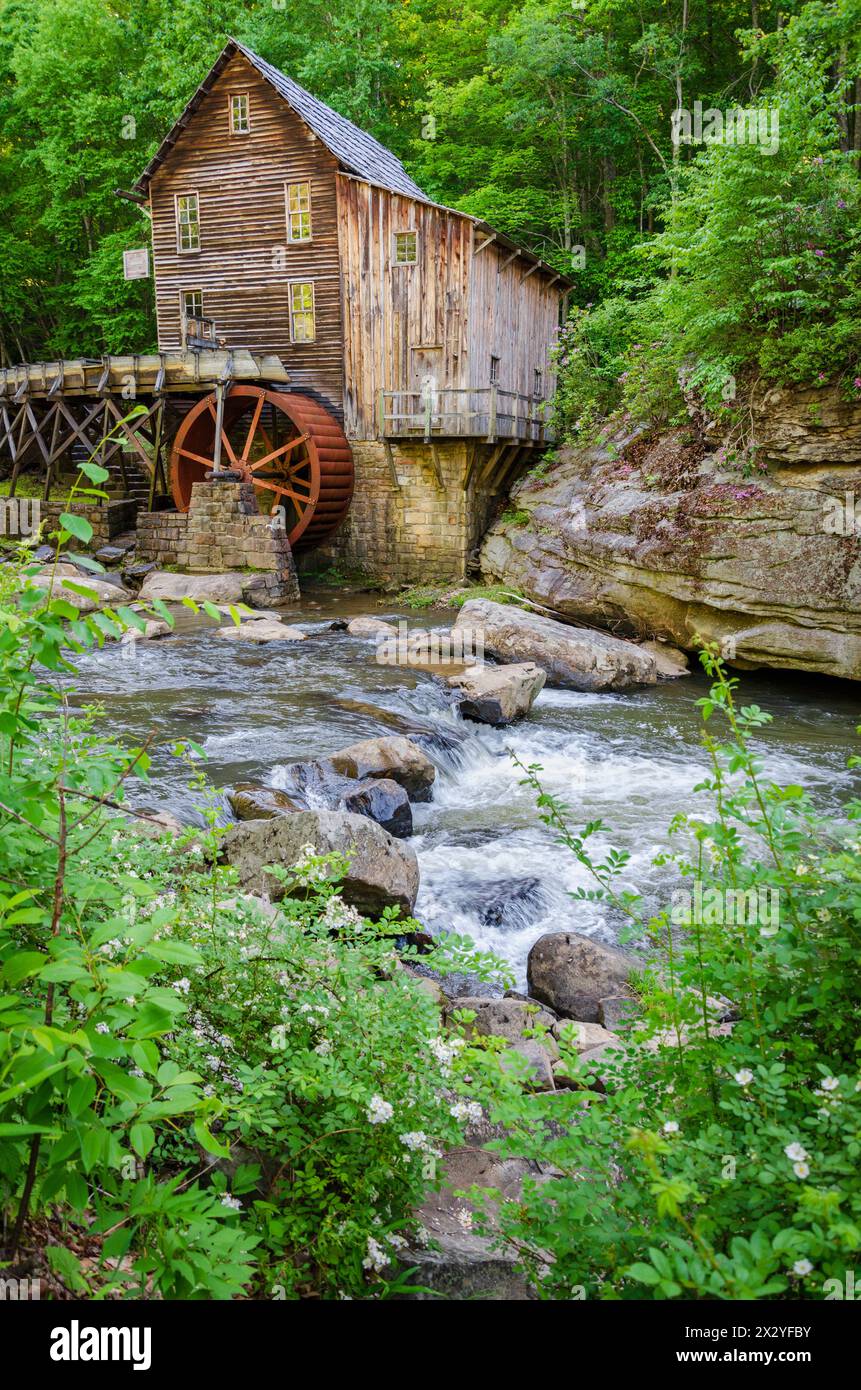The Glade Creek Grist Mill Babcock State Park in State park in Clifftop ...