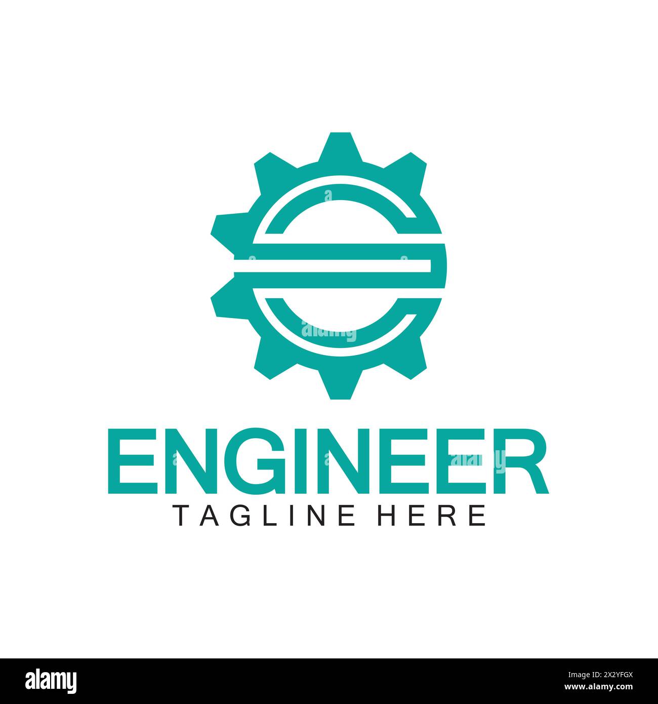 Engineer Logo Design, Letter E Gear Logo, Engineer logo with letter E ...