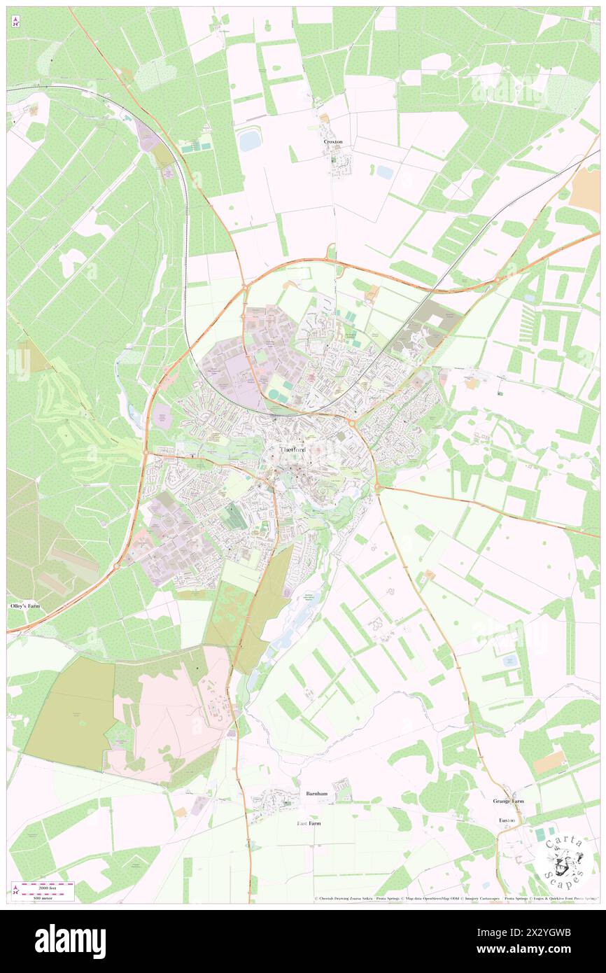 Thetford map hi-res stock photography and images - Alamy