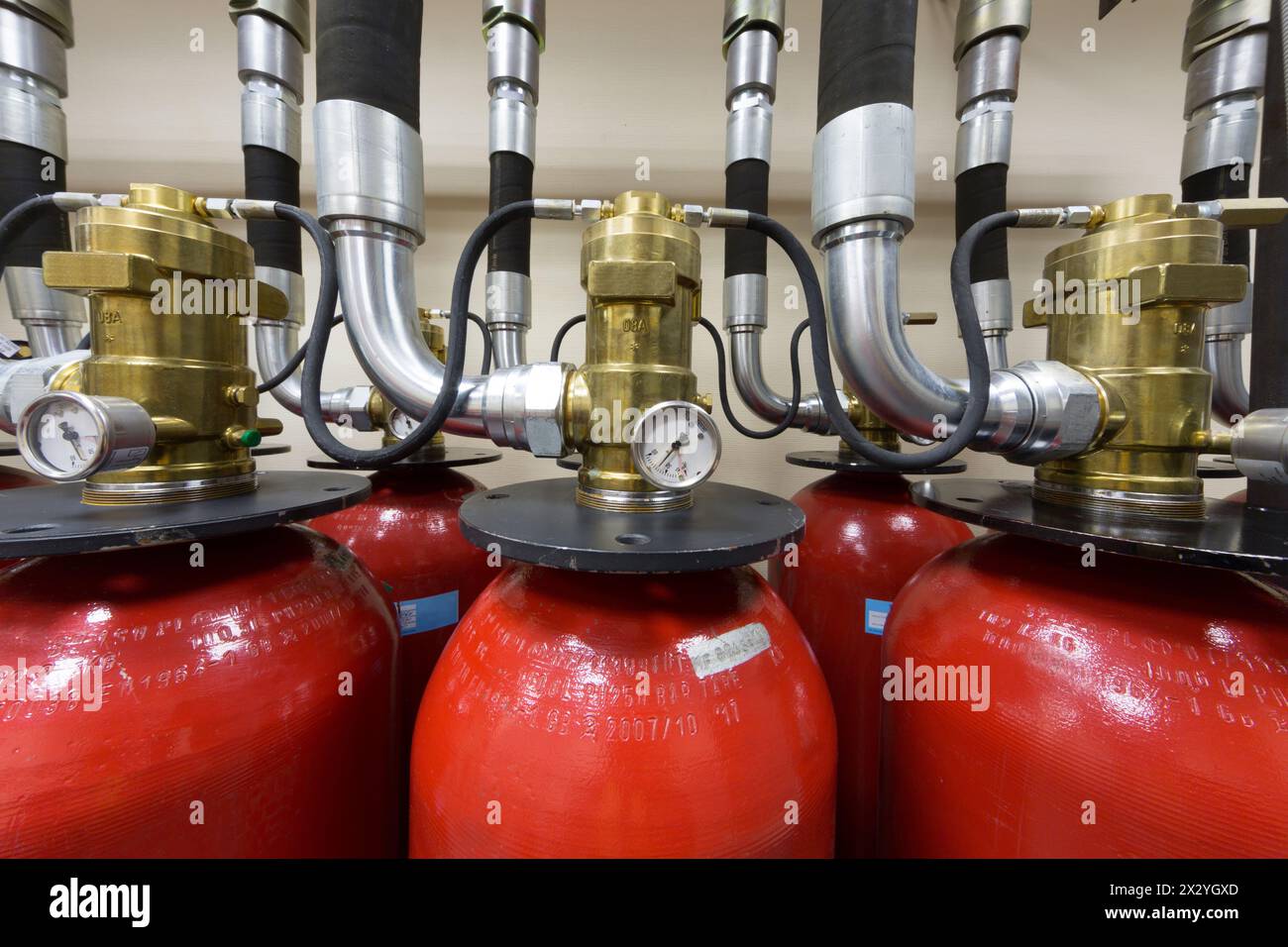 Control powerful extinguishing system hi-res stock photography and ...