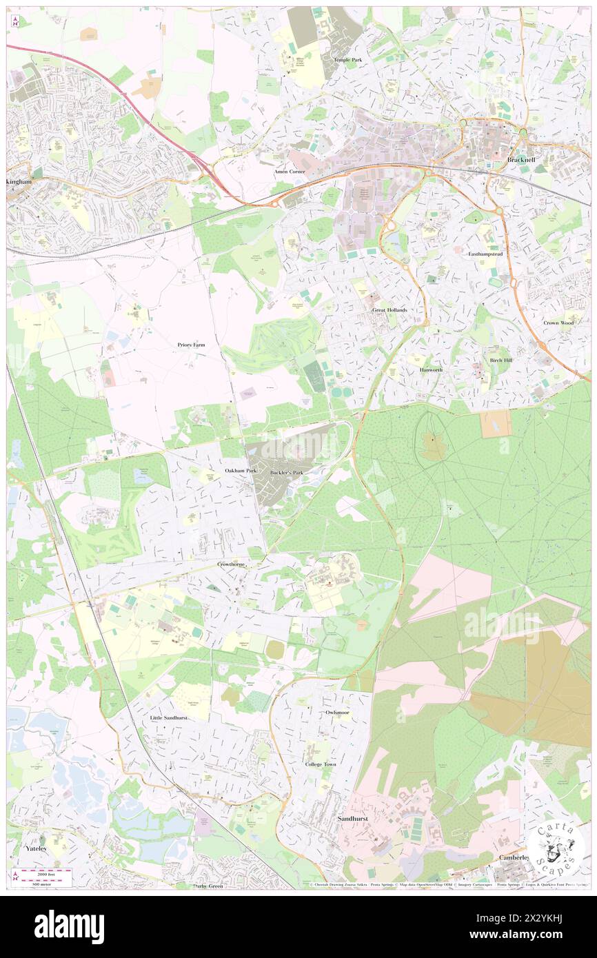 Bracknell / Beaufort Park, Bracknell Forest, GB, United Kingdom, England, N 51 22' 59'', S 0 46 ...