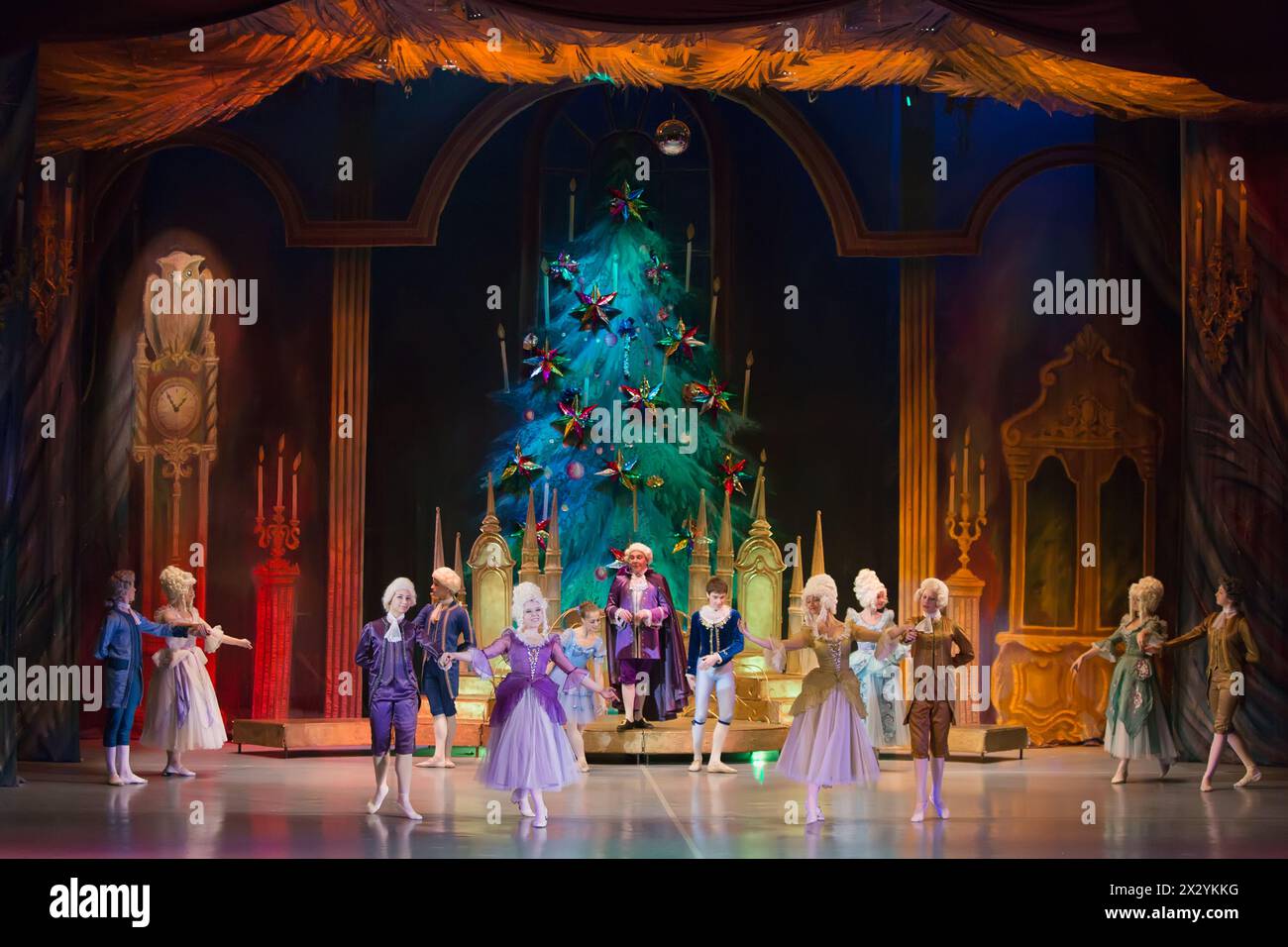 MOSCOW - Dec 30: New Years performance The Nutcracker and the Mouse ...