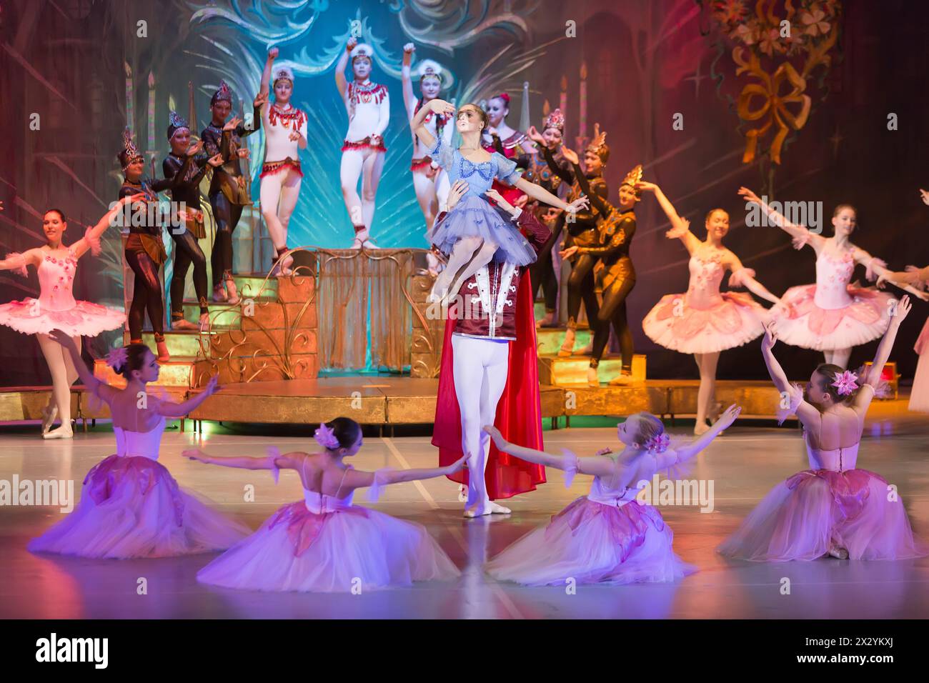 MOSCOW - Dec 30: New Years performance The Nutcracker and the Mouse King at the Cultural Center ...