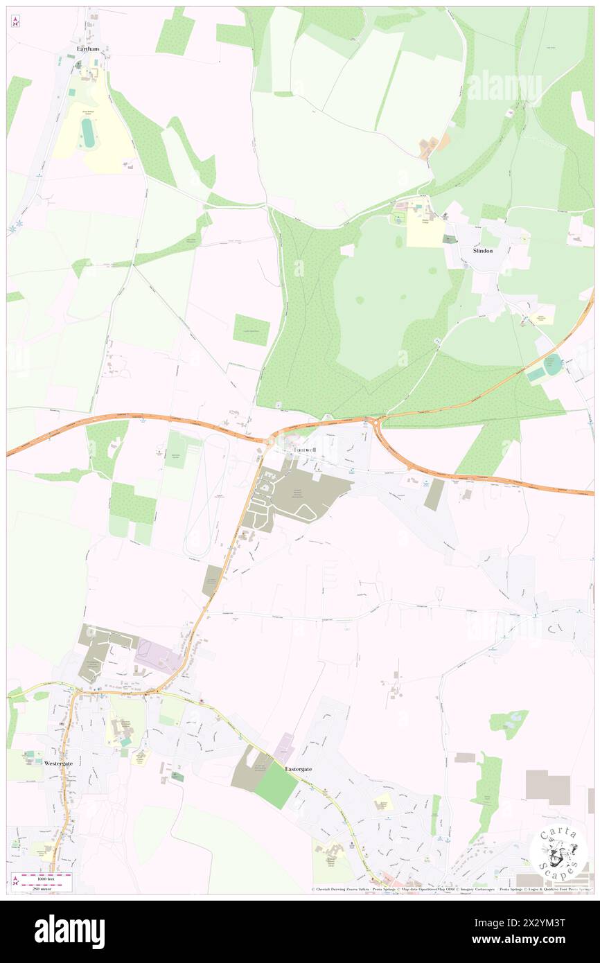 Fontwell map hi-res stock photography and images - Alamy