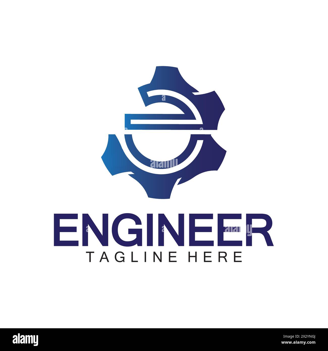 Engineer Logo Design, Letter E Gear Logo, Engineer logo with letter E ...