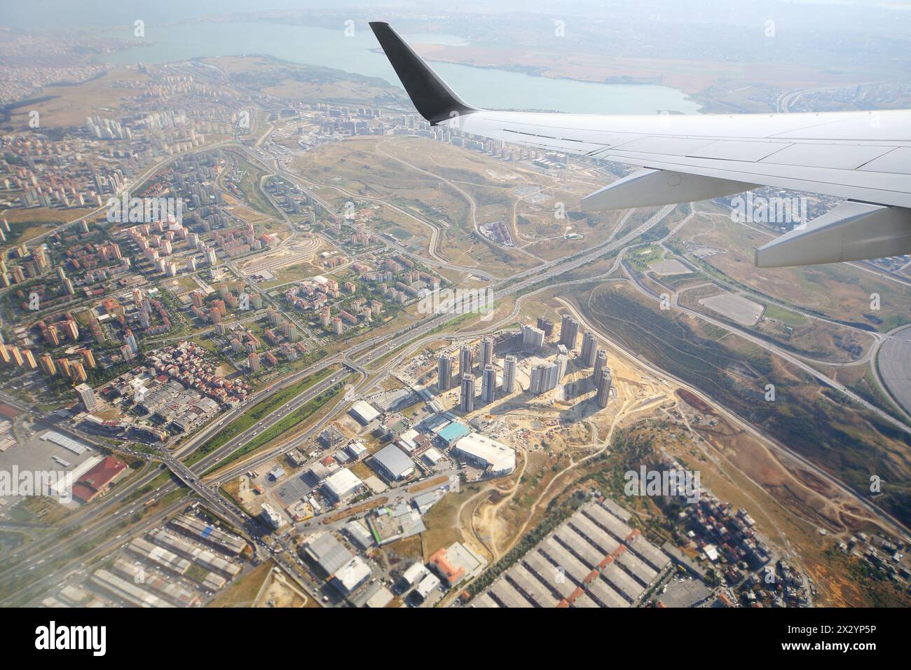 Aircraft wing turkey view hi-res stock photography and images - Alamy