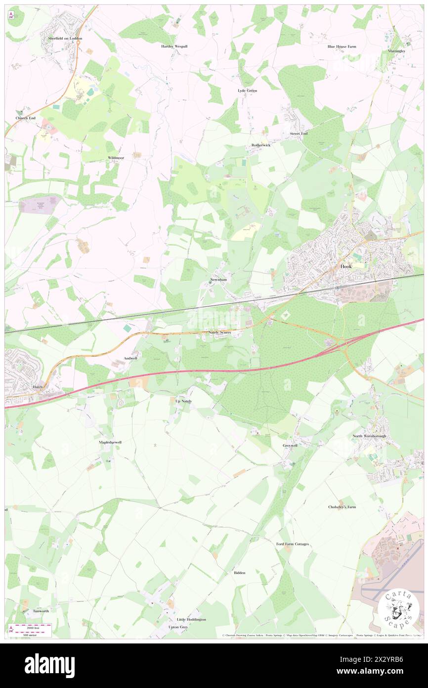 Basingstoke map hi-res stock photography and images - Alamy