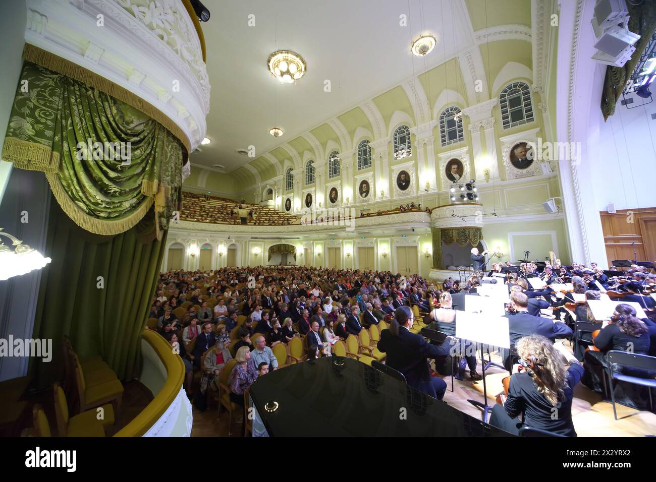 MOSCOW - OCT 4: Gala evening dedicated to the 100th anniversary of the ...