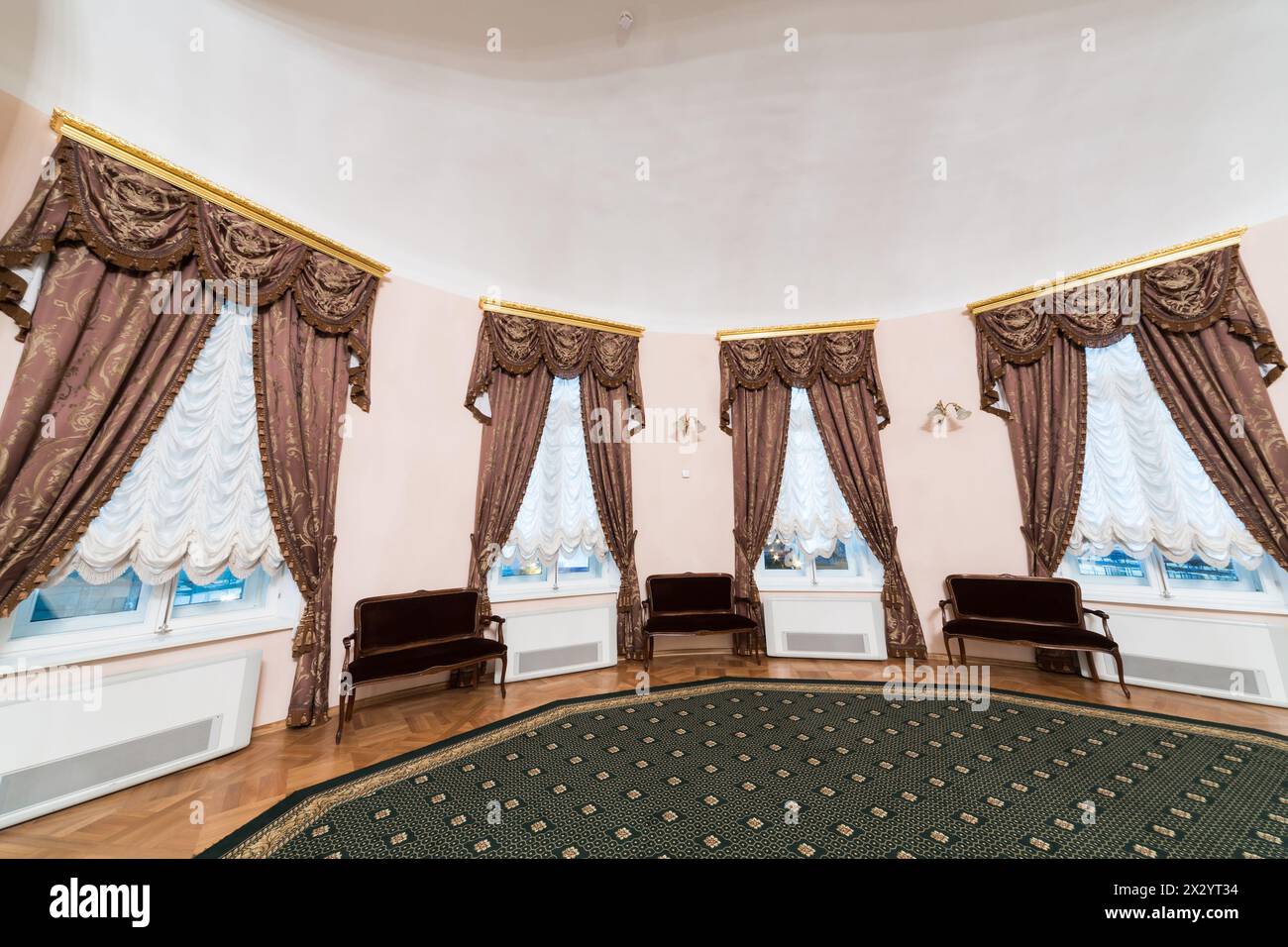 MOSCOW - OCT 4: Room of the Moscow Tchaikovsky Conservatory on October ...