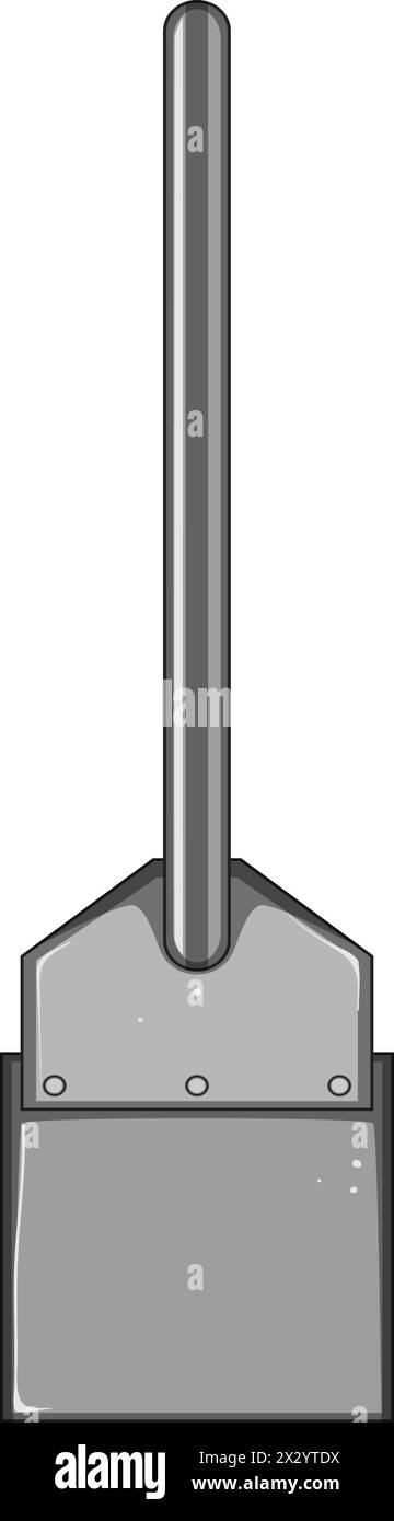 carving brick chisel cartoon vector illustration Stock Vector Image ...