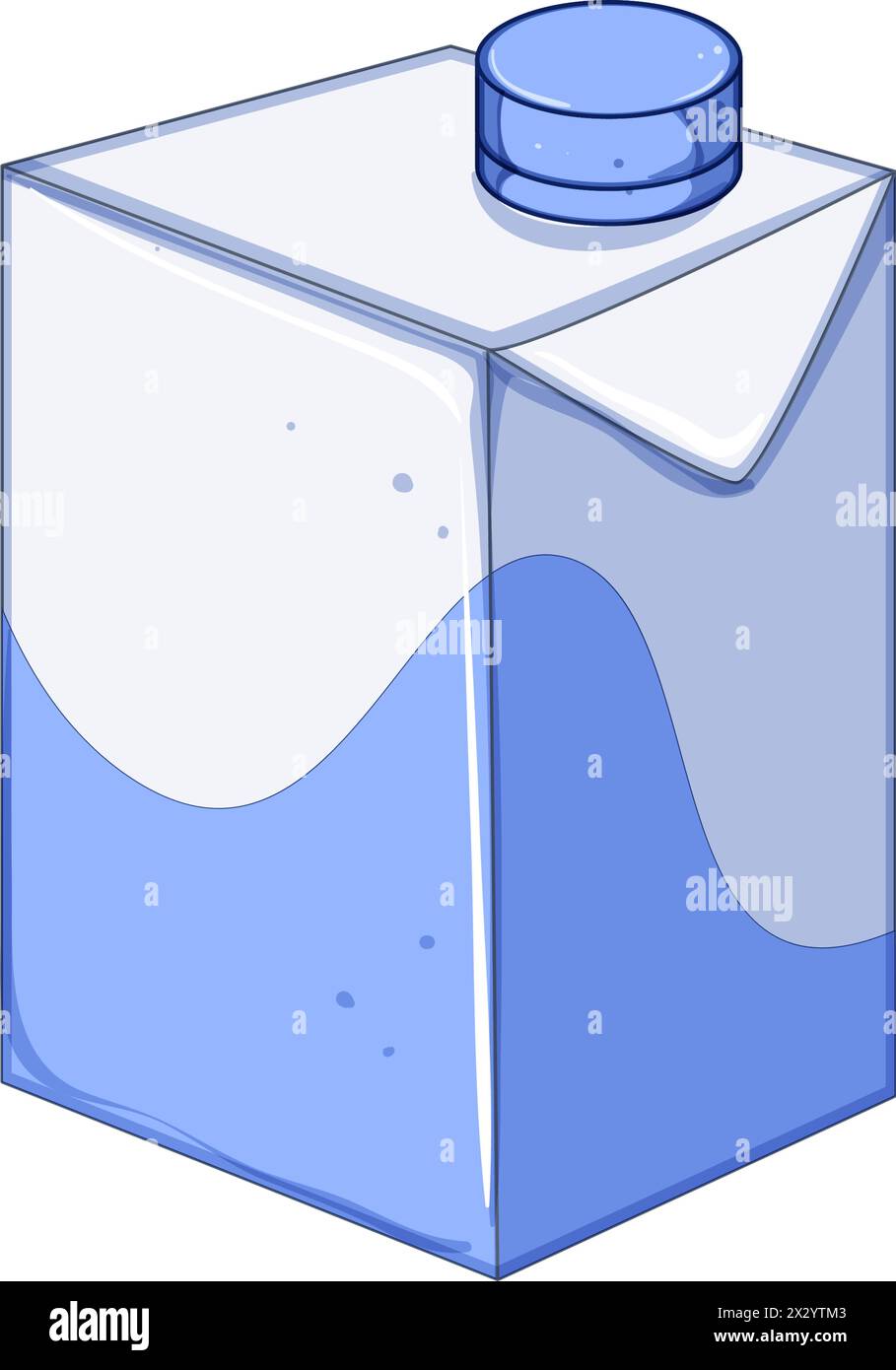 carton milk box cartoon vector illustration Stock Vector Image & Art ...