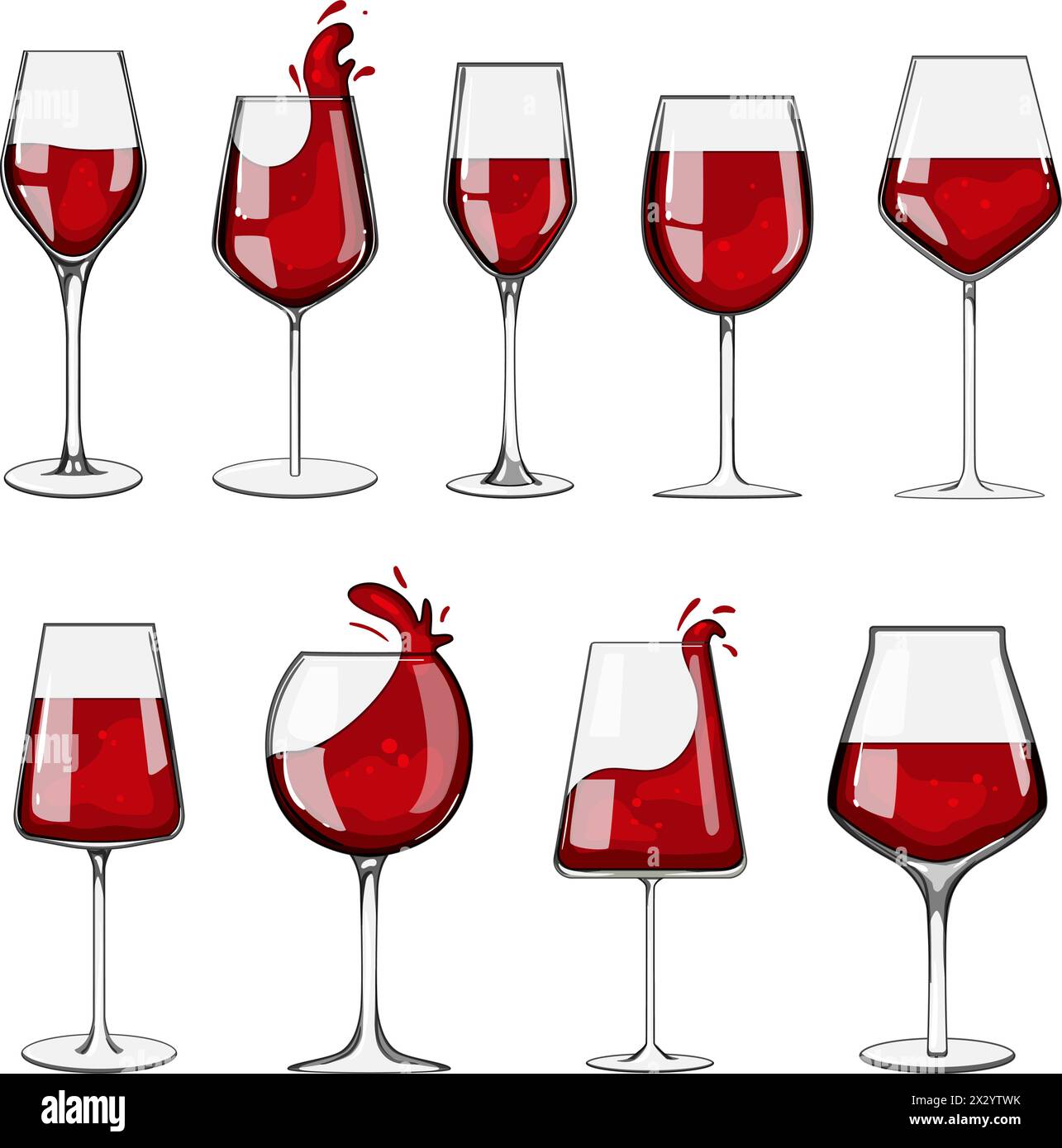 Sherry wine cartoon hi-res stock photography and images - Alamy