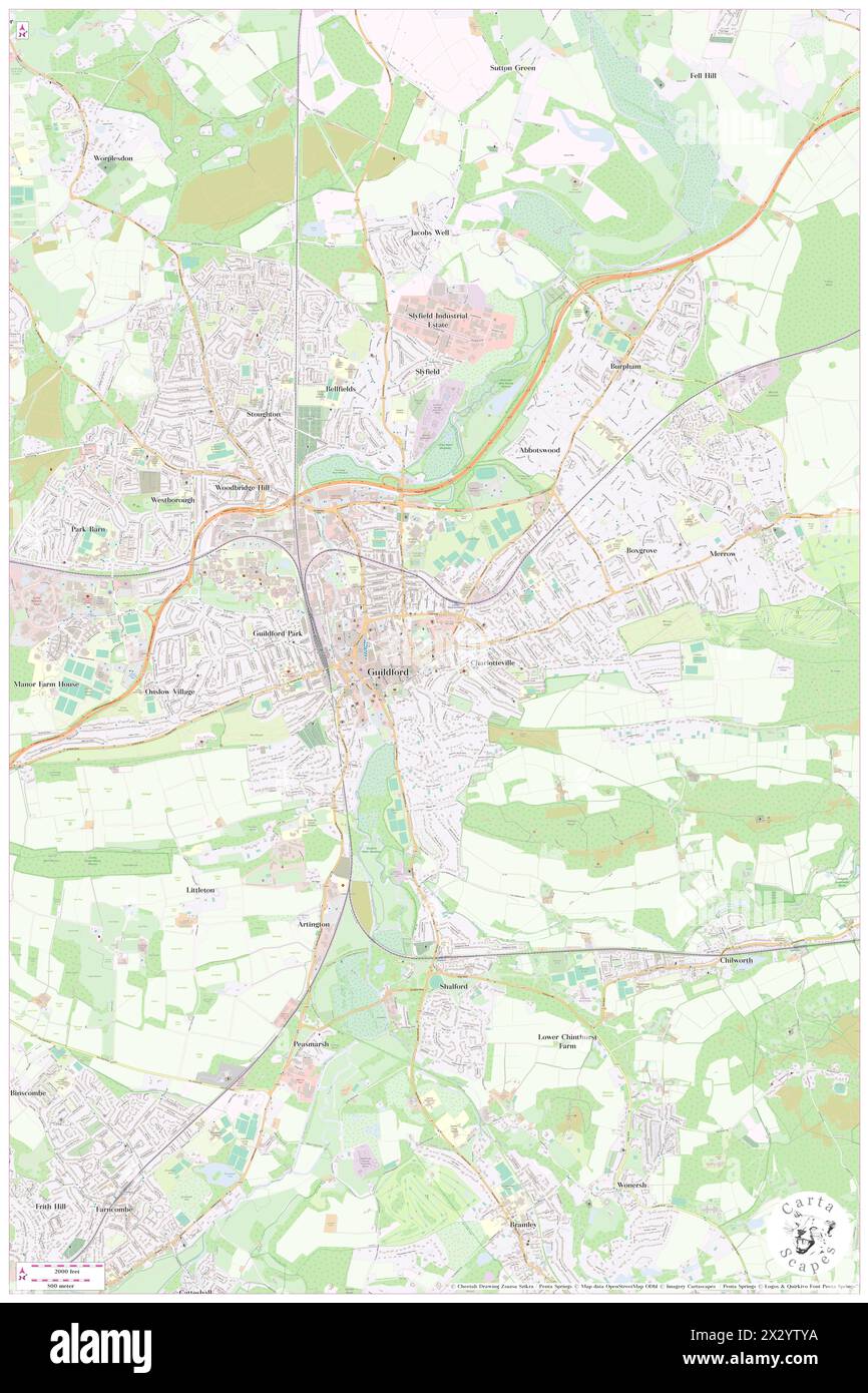 Guildford city Cut Out Stock Images & Pictures - Alamy