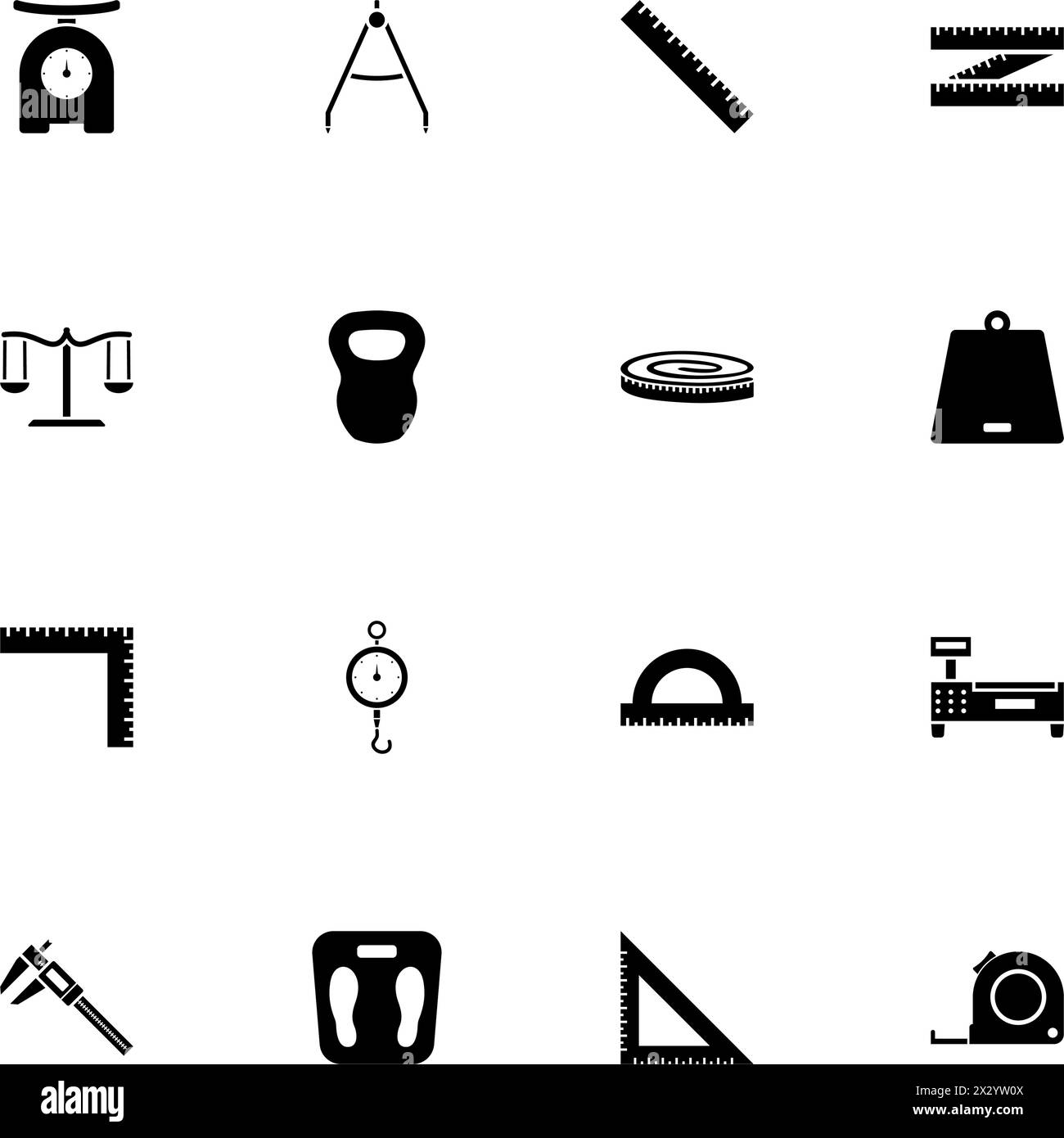 Scales Rulers icon - Expand to any size - Change to any colour. Perfect ...