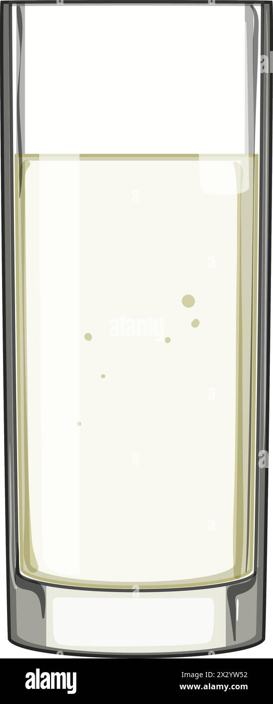 liquid milk cup cartoon vector illustration Stock Vector Image & Art ...