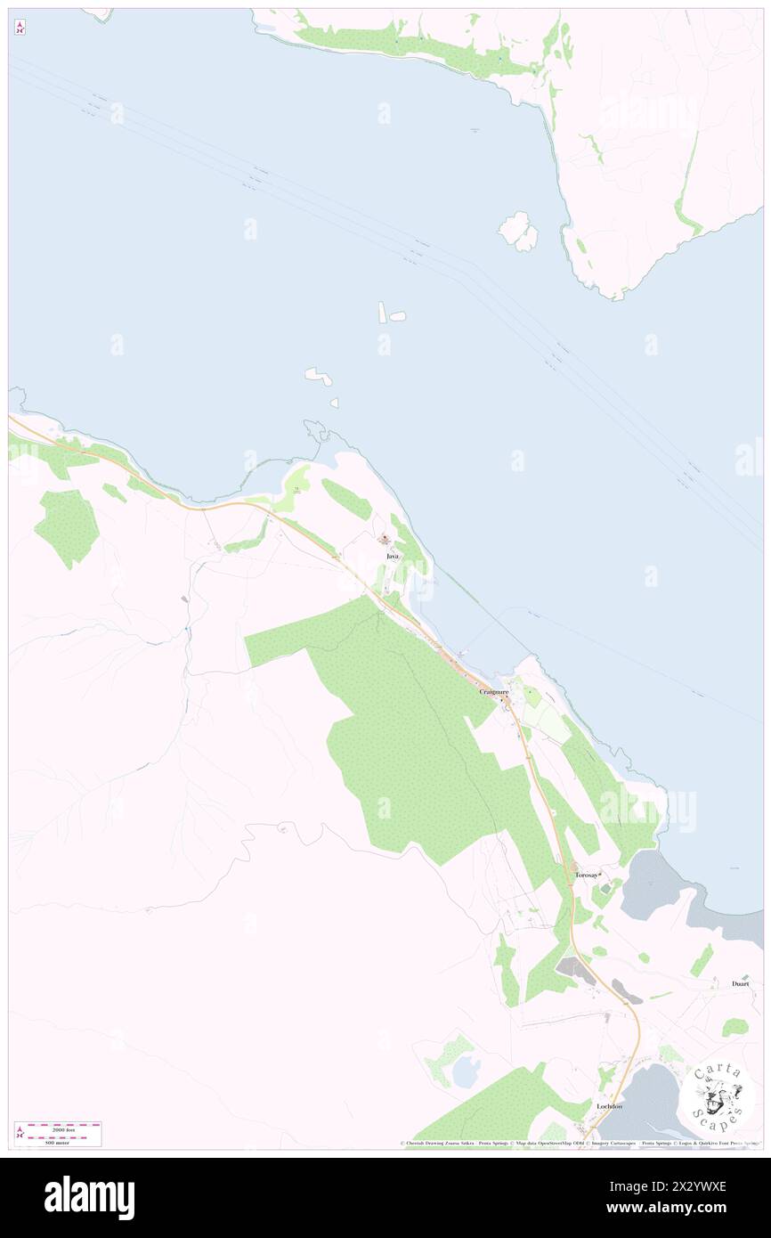Map of mull hi-res stock photography and images - Alamy