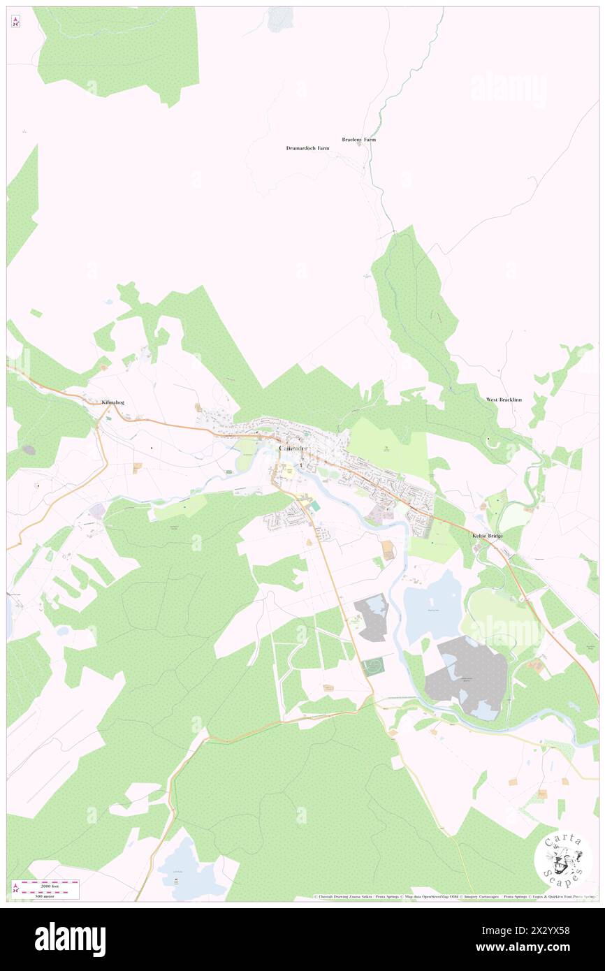 Callander map hi-res stock photography and images - Alamy