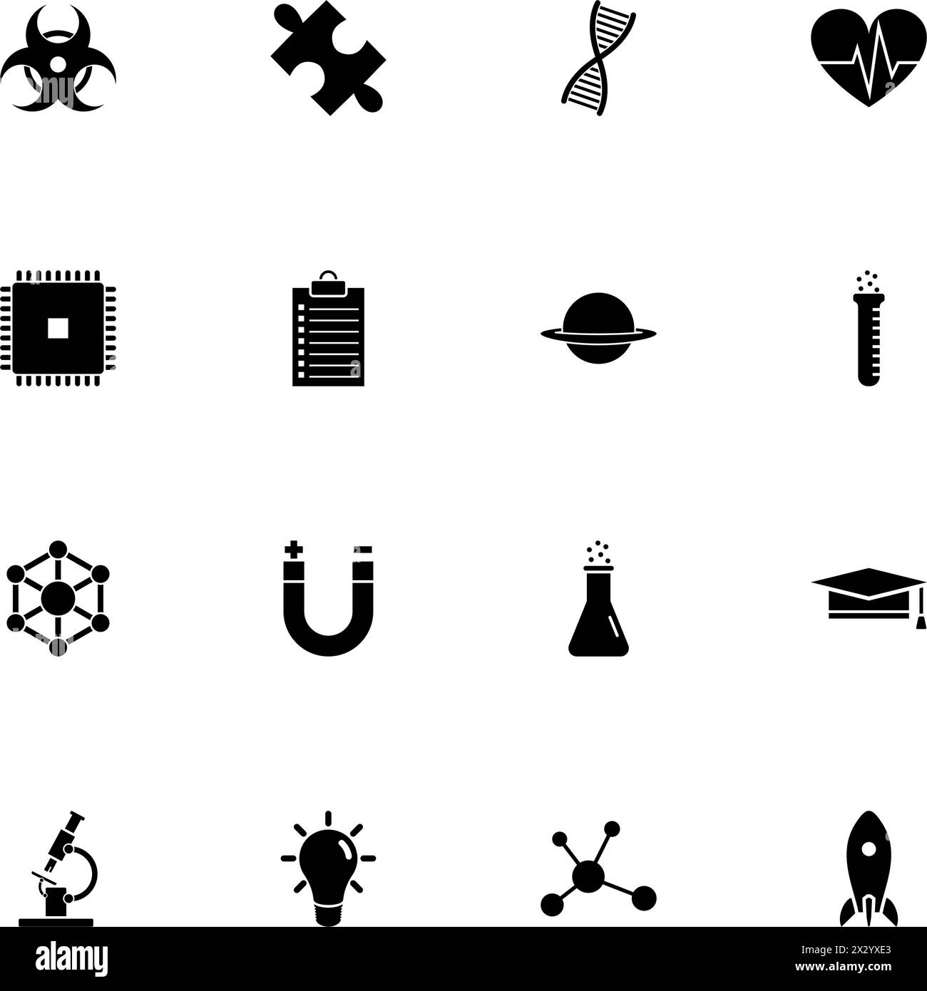 Science icon - Expand to any size - Change to any colour. Perfect Flat ...