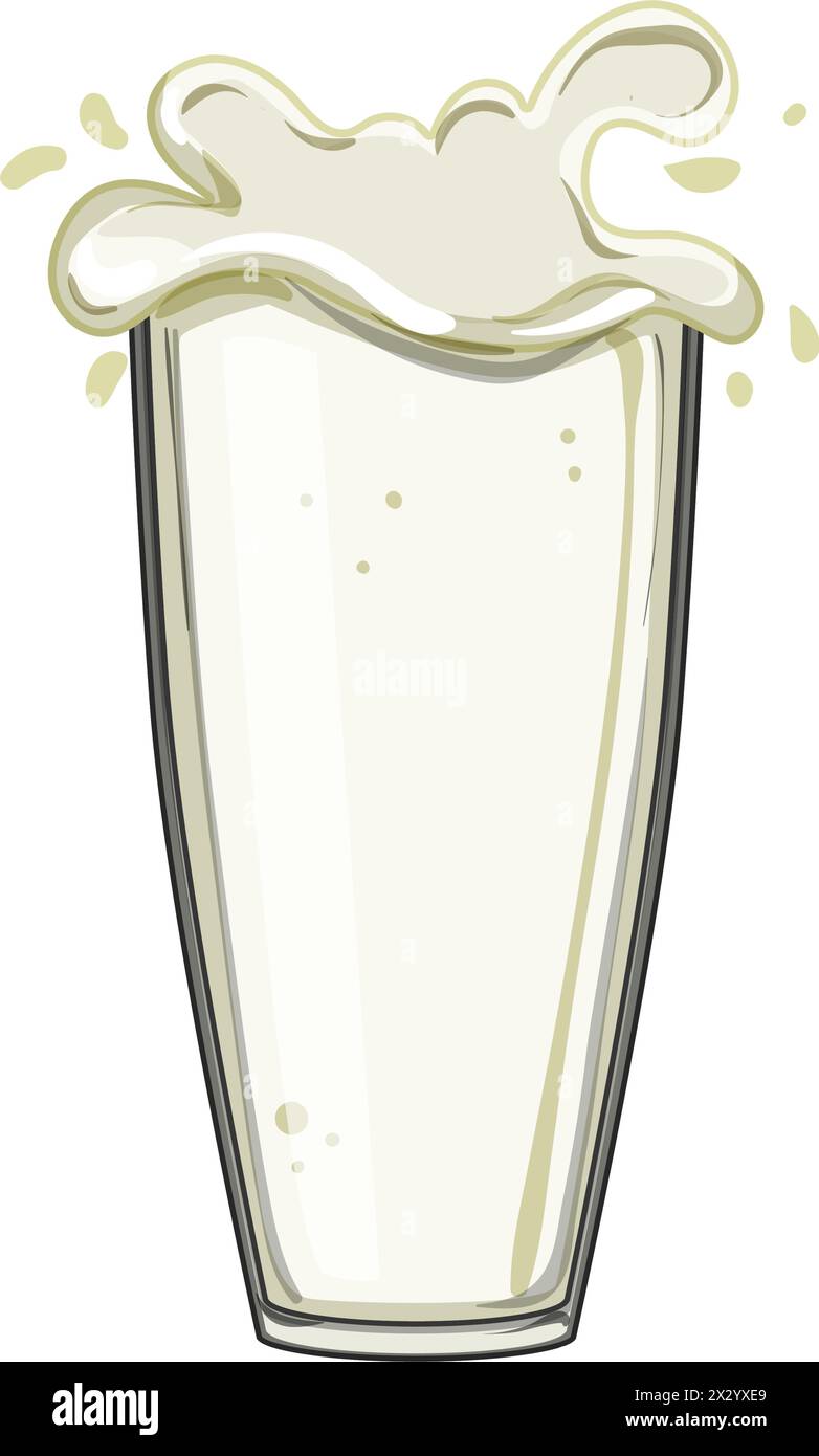 container milk cup cartoon vector illustration Stock Vector Image & Art ...