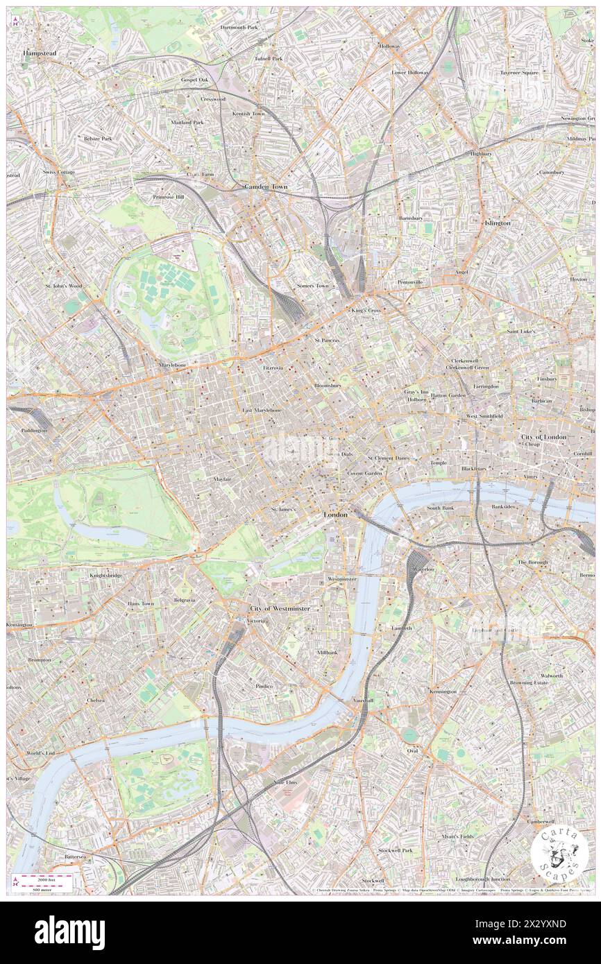 Map london soho hi-res stock photography and images - Alamy