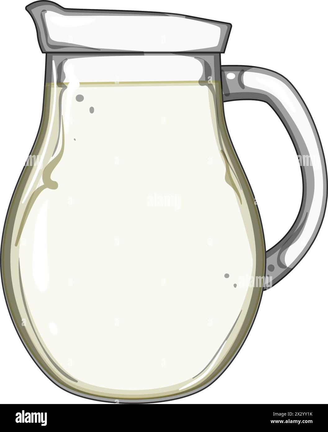 handle milk jug cartoon vector illustration Stock Vector Image & Art - Alamy