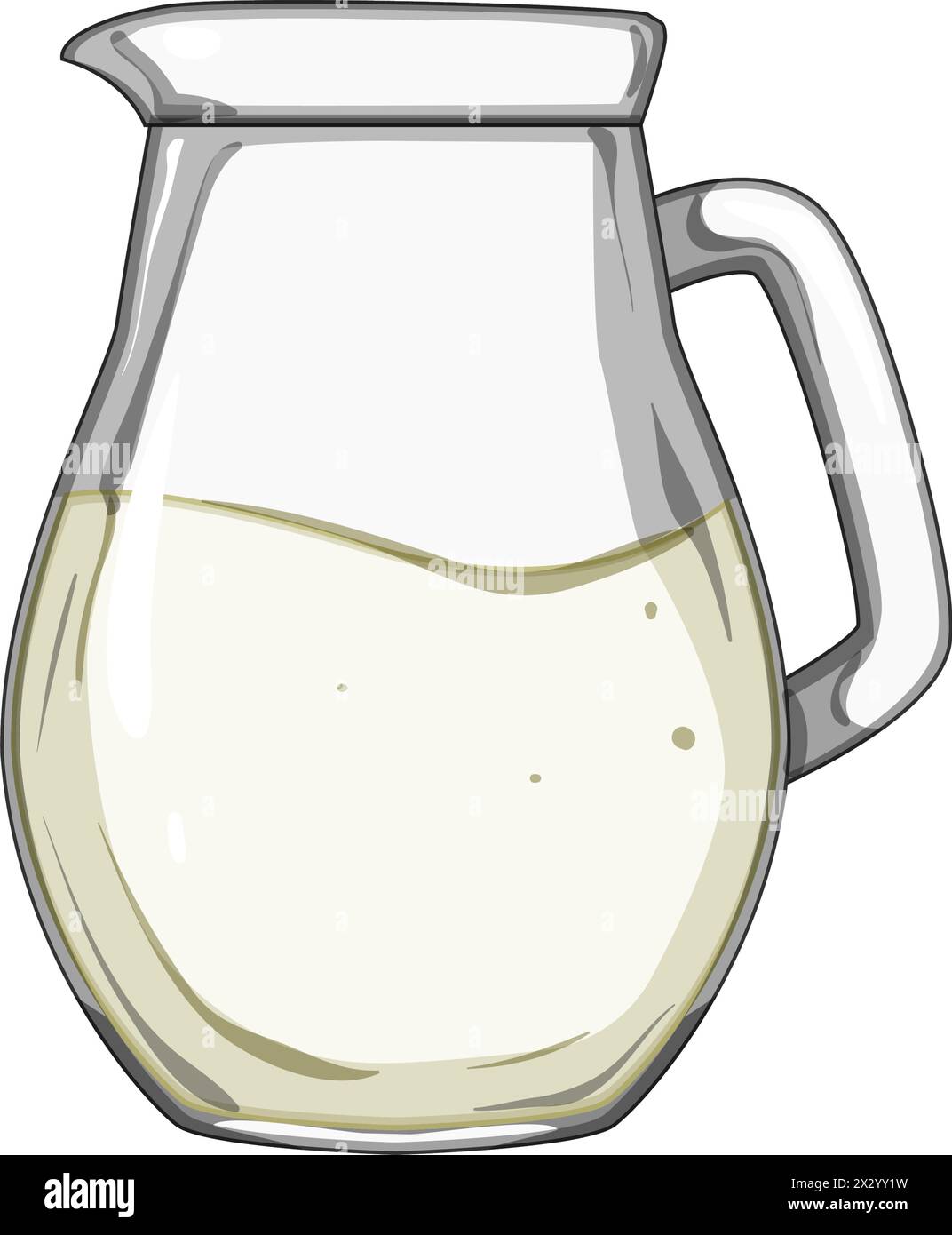 plastic milk jug cartoon vector illustration Stock Vector Image & Art ...