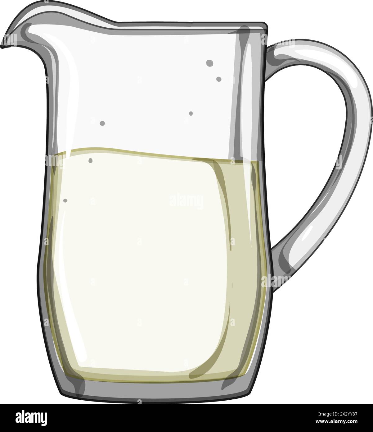 pitcher milk jug cartoon vector illustration Stock Vector Image & Art - Alamy