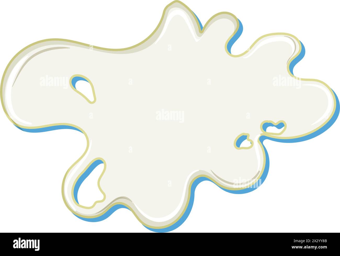dairy milk splash cartoon vector illustration Stock Vector Image & Art ...