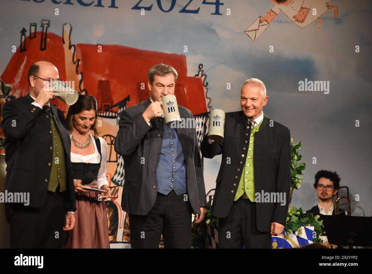 Albert Fueracker Finanz Minister Dr Markus Soeder Ministerpraesident Dr ...