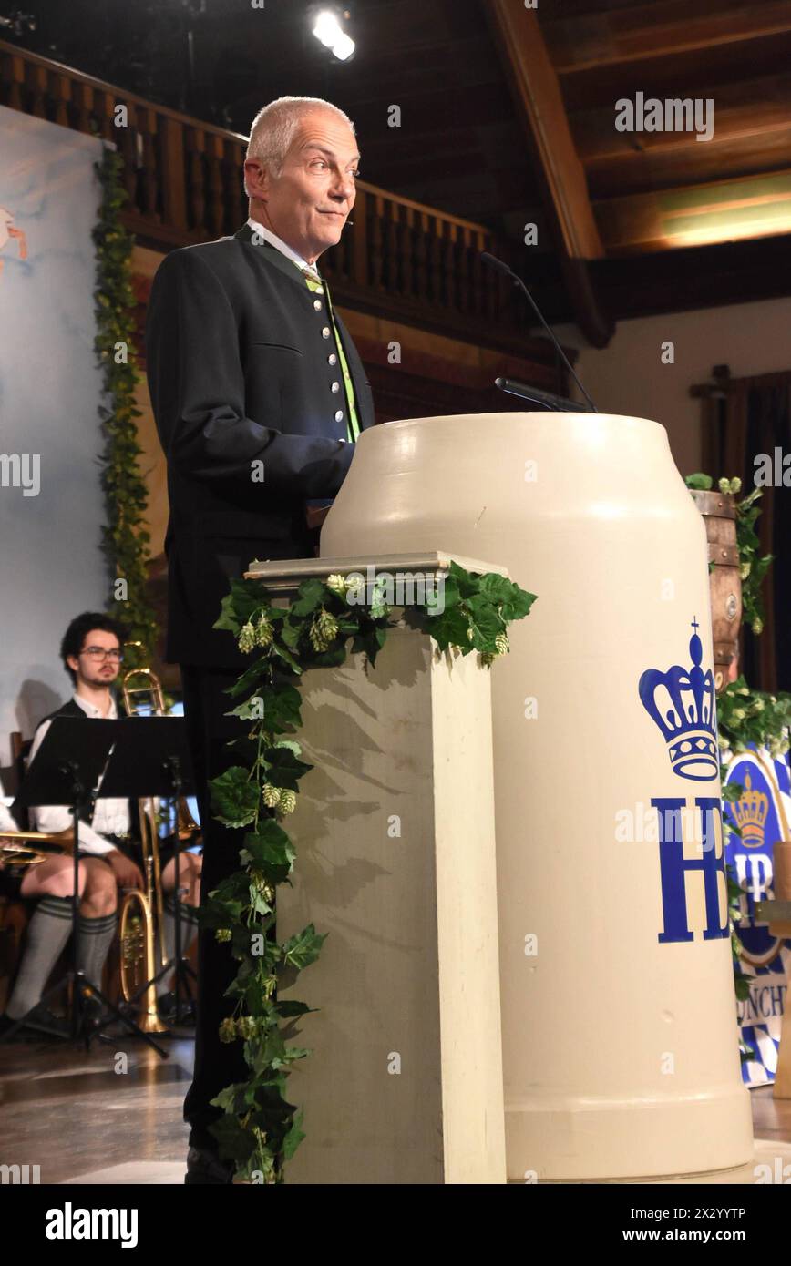Dr.Michael Moeller Hofbraeuvorstand Muenchen 23.04.2024 Hofbraeuhaus ...