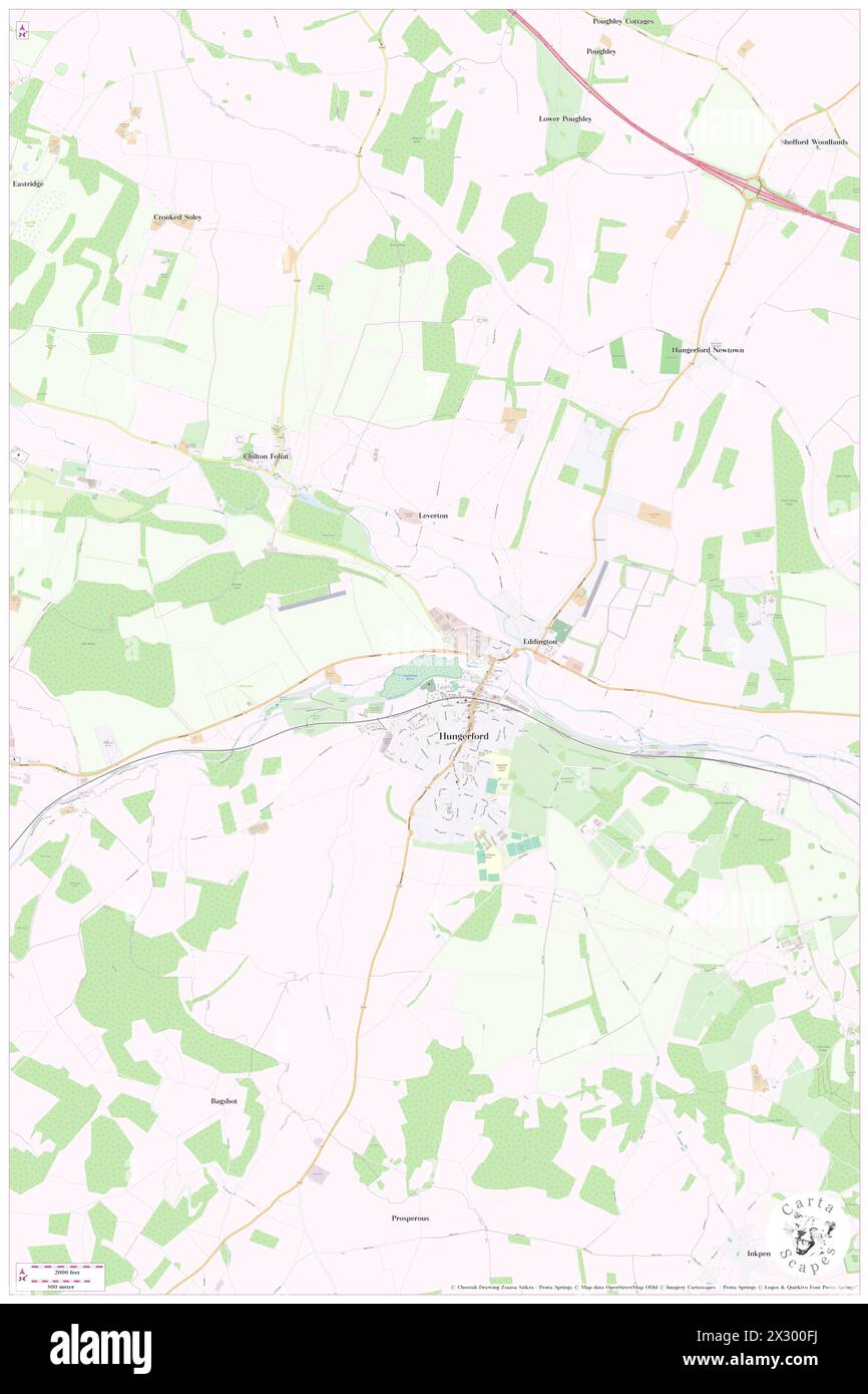 Map of hungerford hi-res stock photography and images - Alamy