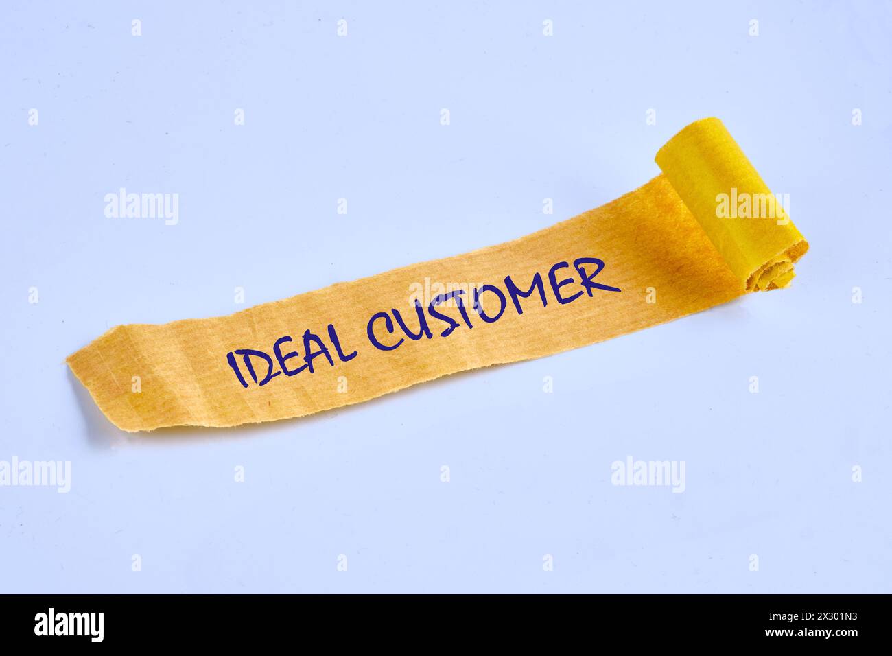 Business ideal customer concept. Copy space. Ideal customer symbol on ...