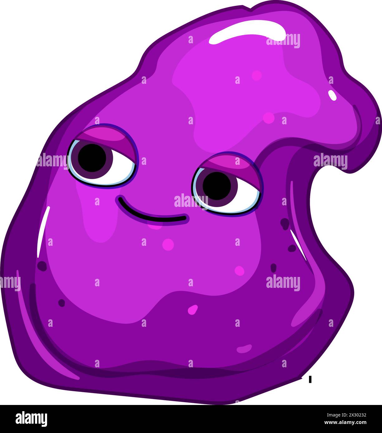 stretchy slime character cartoon vector illustration Stock Vector Image ...