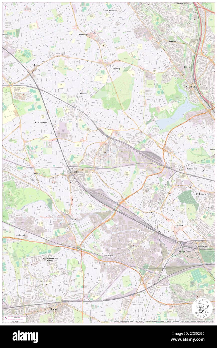 Wembley map hi-res stock photography and images - Alamy