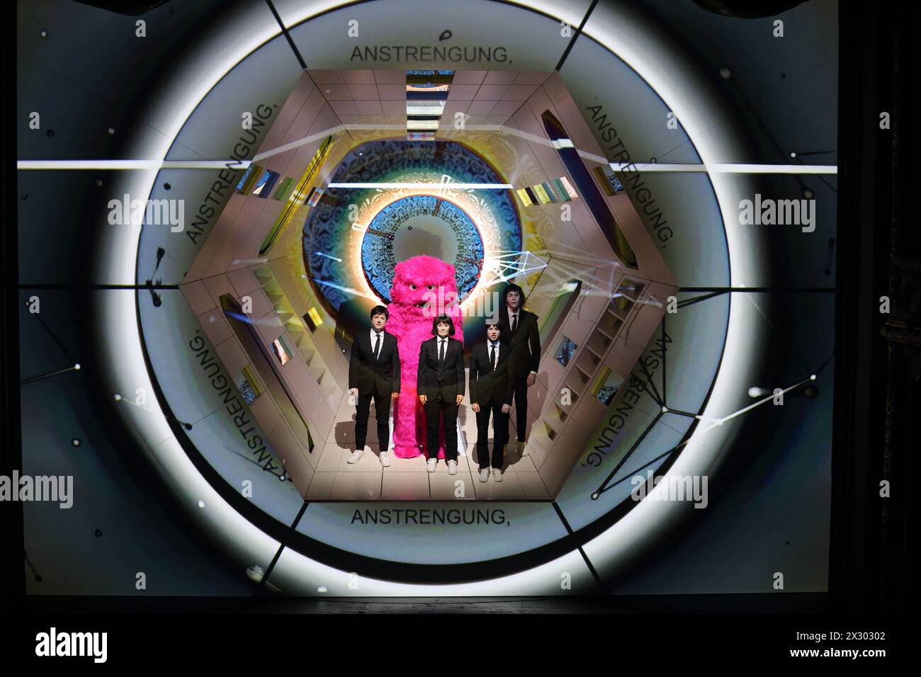 Paul Zichner, Maximilian Diehle, Pauline Knof, Amelie Willberg und Max ...