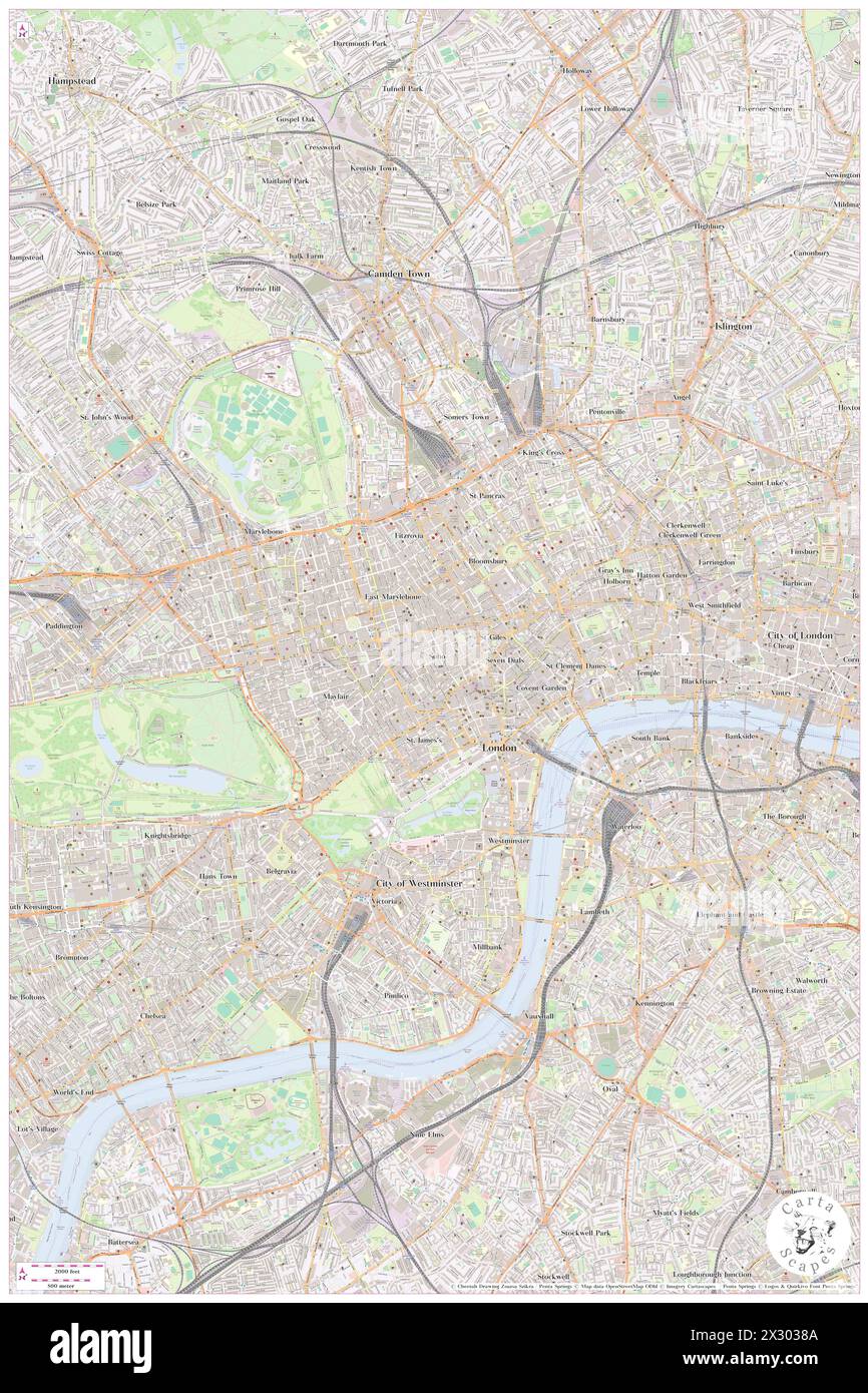 Map london soho hi-res stock photography and images - Alamy