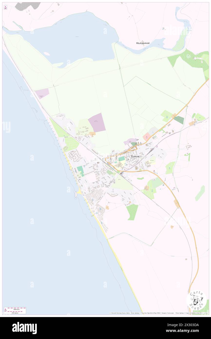 Tywyn, Gwynedd, GB, United Kingdom, Wales, N 52 35' 8'', S 4 5' 33 ...