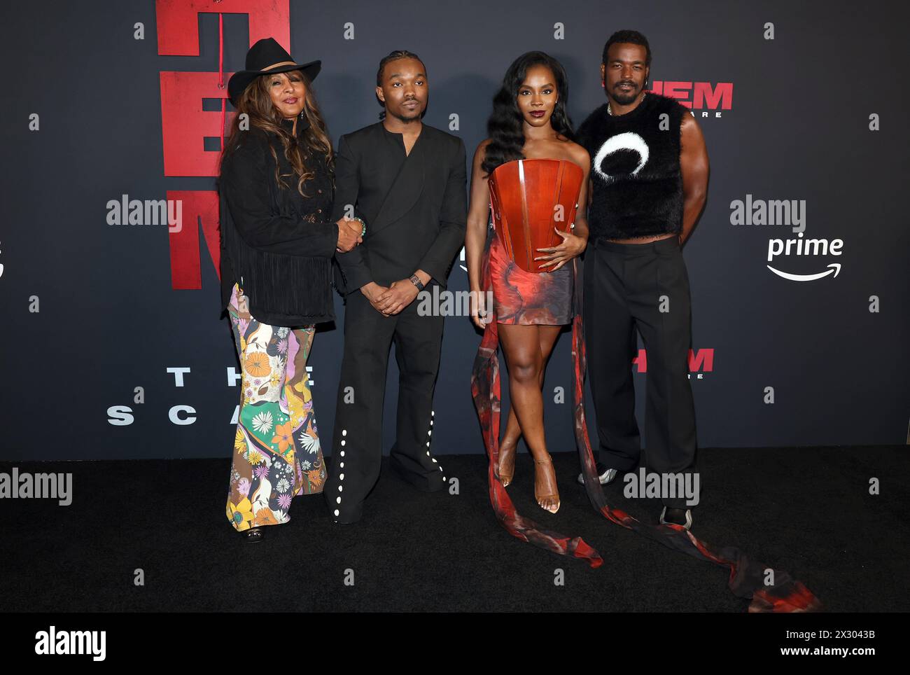 CULVER CITY, CA - APRIL 23: Pam Grier, Joshua J. Williams, Deborah ...