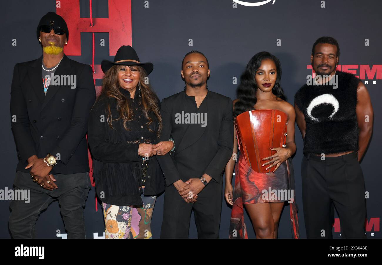 CULVER CITY, CA - APRIL 23: Pam Grier, Deborah Ayorinde, Joshua J ...