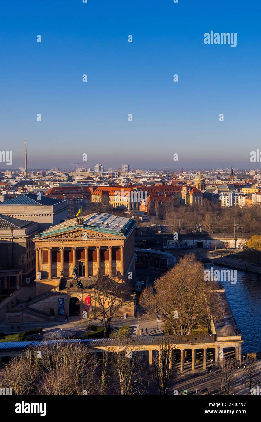 Aerial panoramic view of central Berlin from Berlin Cathedral Stock ...
